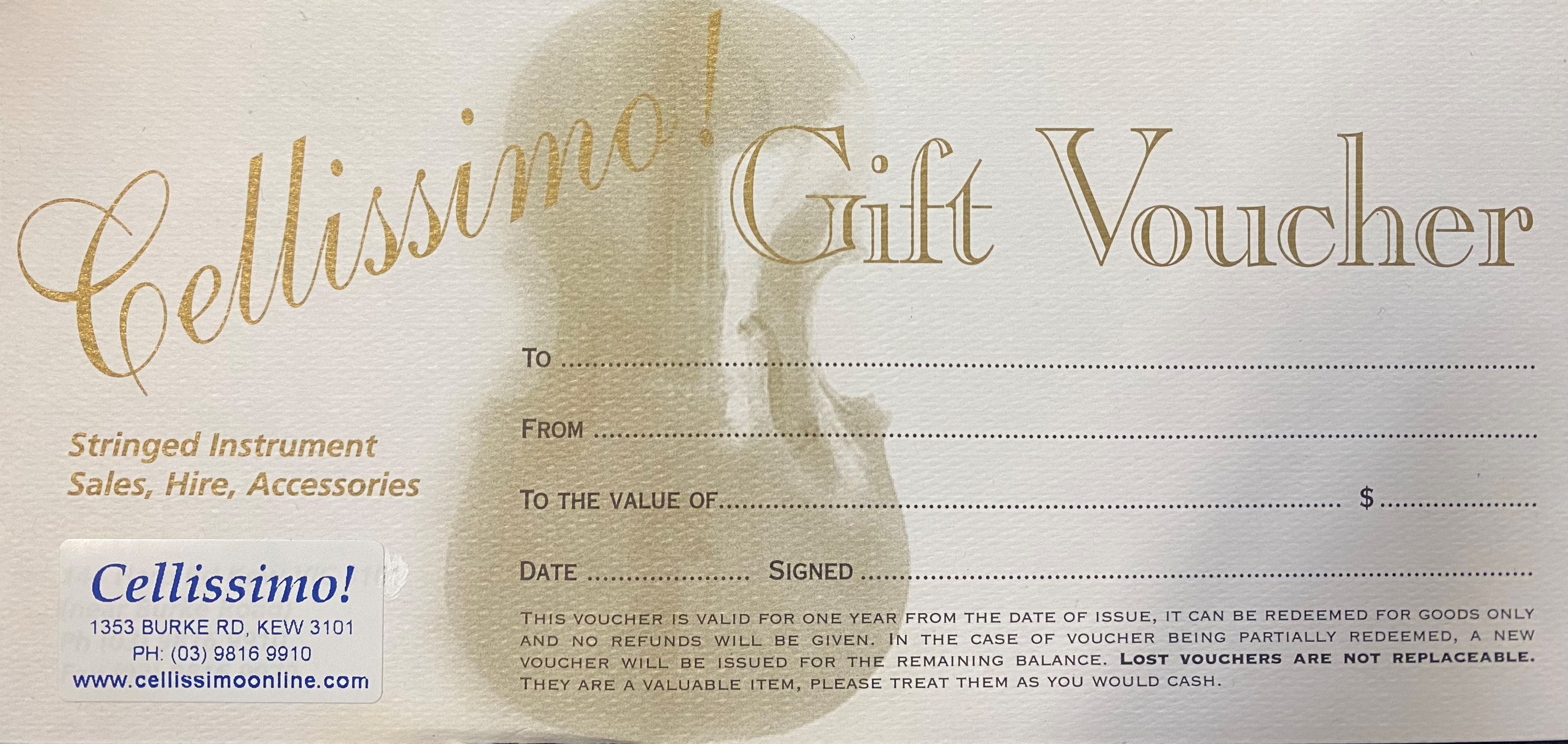 Gift Voucher – cellissimo!