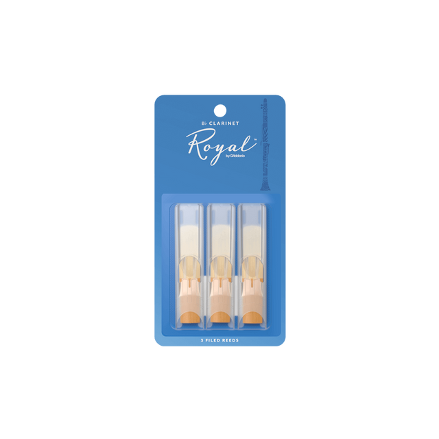 B Flat Clarinet Reeds: Rico Royal 3-Pack [2.0] – cellissimo!